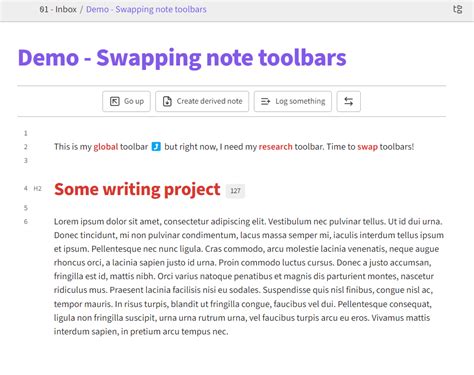 Note Toolbar Button To Easily Swap Toolbars Courtesy Of A Templater