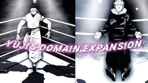Yujis Domain Expansion Jjk Manga Leaks「amvedit」4k Youtube