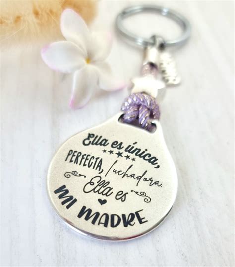 Llavero Ella Es Mi Madre Jazm N Complementos