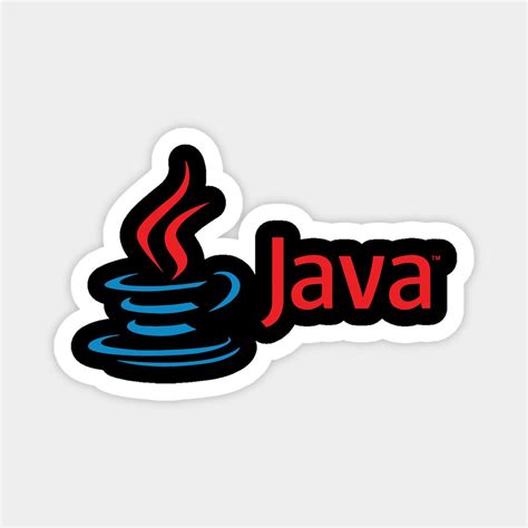 Java Programming Languange Code Logo Magnet Java Programming Coding