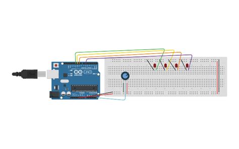 Circuit Design Array And Sequencer Example Tinkercad