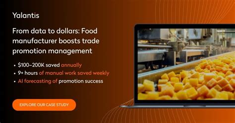 Yalantis On Linkedin Tradepromotionmanagement Dataanalytics Foodmanufacturing