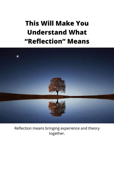 Reflecting Meaning