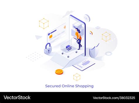 Isometric For Website Royalty Free Vector Image