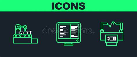 Set Line Assembly Line Factory Conveyor System Belt And Computer