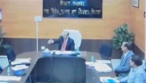 Watch Bihar Ias Officer Kk Pathak Caught Abusing Deputy Collector Other Senior Officials In