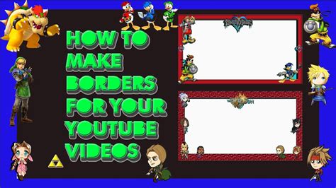 How To Make A Border For Your Videos With Photoshop YouTube