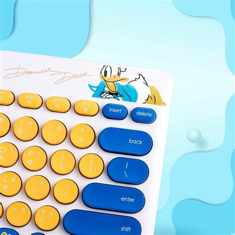 Donald Duck From Disney Mickey And Friends Wireless Mouse And Keyboard Fantasyusb