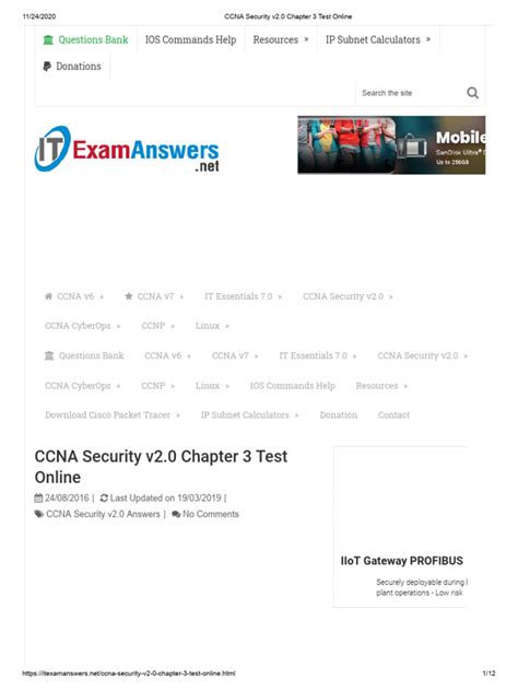 Ccna Security V2 0 Chapter 3 Test Online Pdf Radius Data Transmission