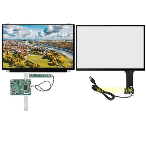 Wisecoco Fhd 156 인치 1920x1080 Ips Lcd 화면 용량 성 터치 패널 Edp 30 핀 드라이버 보드