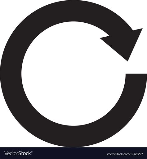 Arrow Round Cycle Royalty Free Vector Image VectorStock