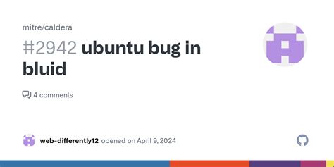 Ubuntu Bug In Bluid · Issue 2942 · Mitrecaldera · Github