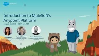 Introduction To MuleSoft Anytime Platform PPT