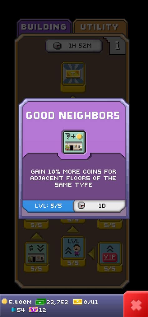 Tech Tree Technical Question R Tinytower