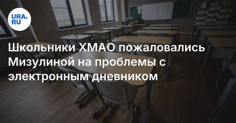 Школьники ХМАО пожаловались Мизулиной на проблемы с электронным дневником
