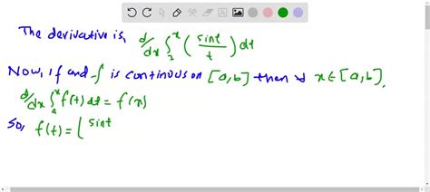 solved use the second fundamental theorem of calculus if needed to