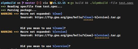 request for enhancement better error output in rpmbuild · issue 1034