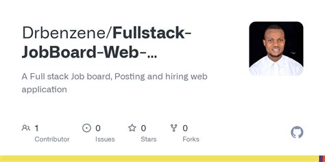 Github Drbenzenefullstack Jobboard Web Application A Full Stack Job Board Posting And