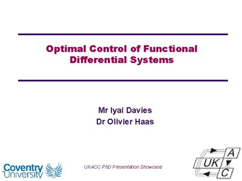Optimal Control Of Functional Differential Systems Mr Iyai