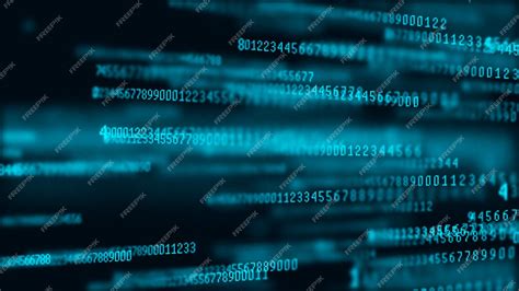 Premium Photo Digital Background Matrix Data Packets Binary Computer