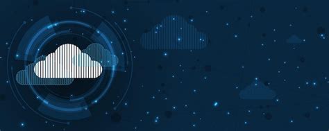 Premium Vector Cloud Computing Storage Technology Background Digital