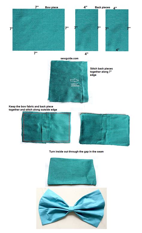 Fabric Hair Bows Diy