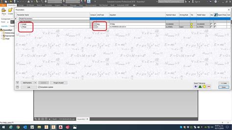 Solved Ilogic Set Values Of A Parameter Autodesk Community