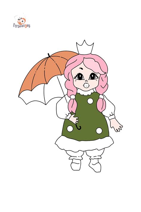 Funny Princess Coloring Page ♥ Online And Print For Free