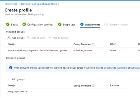 Disable Windows Updates Wufb On Selected Devices Using Intune All About Microsoft Endpoint