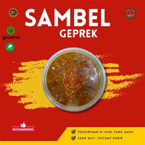Jual Sambel Geprek Frozen 200gr Sambal Geprek Frozen Sambel Ayam Geprek Sambal Geprek