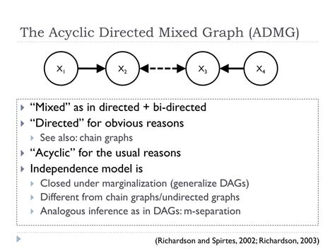 Ppt Representation And Learning In Directed Mixed Graph Models Powerpoint Presentation Id