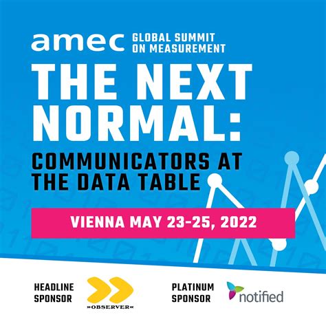 The Amec Global Summit On Measurement Is Back Amec International Association For The