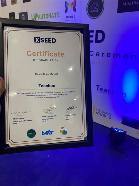 Syed Umer Fayyaz On Linkedin Entrepreneurship Innovation Teachon Xseed Milestone