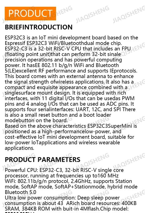 Esp32 C3 Development Board Esp32 Supermini Development Board Esp32 Development Board Wifi