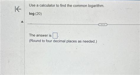 Solved Use A Calculator To Find The Common