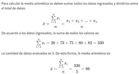 Ejemplos De La Media Aritmética Ejercicios Resueltos Paso A Paso