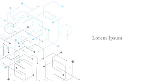 추상 블루 그레이 육각형 네트워크 이미지 기하학적 배경 과학 기술 미래 지향적 인 개념 창의력에 대한 스톡 벡터 아트 및 기타 이미지 Istock