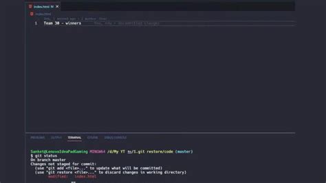 what is git restore geeksforgeeks