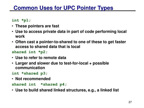 Ppt Unified Parallel C Upc Powerpoint Presentation Free Download Id1278895