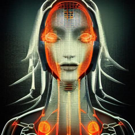 A Shockingly Beautiful Cybernetic Woman Outside In The Stable Diffusion OpenArt