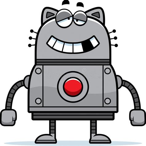 Malfunctioning Robot Cat stock vector. Illustration of clip - 47169579