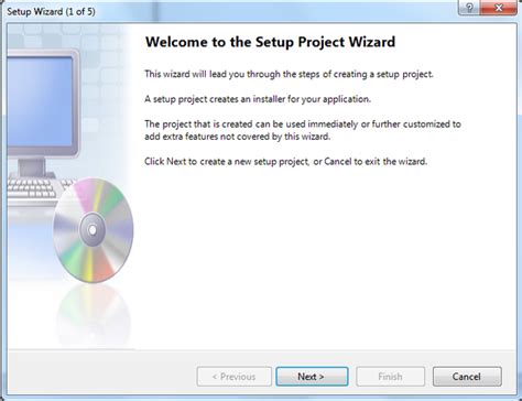 Visual Studio Windows Setup And Deployment Project