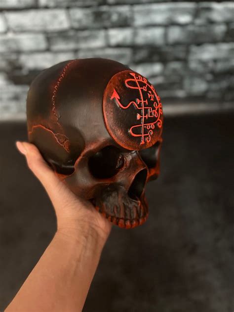 Asmodeus Sigil Altar Skull Goetia Demon Lesser Key Solomon Witchcraft Supplies Sorcery