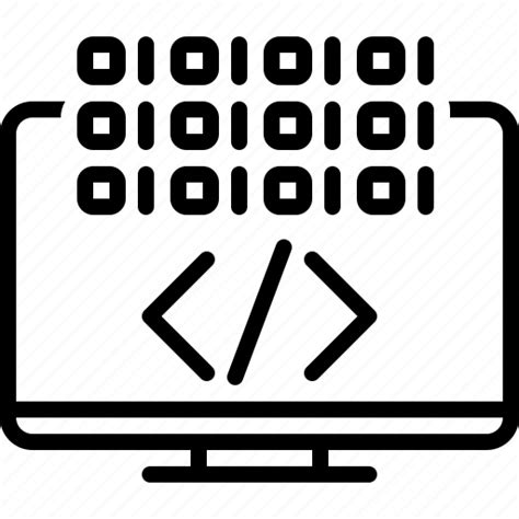 Application Coding Html Monitor Programming Software Technology Icon