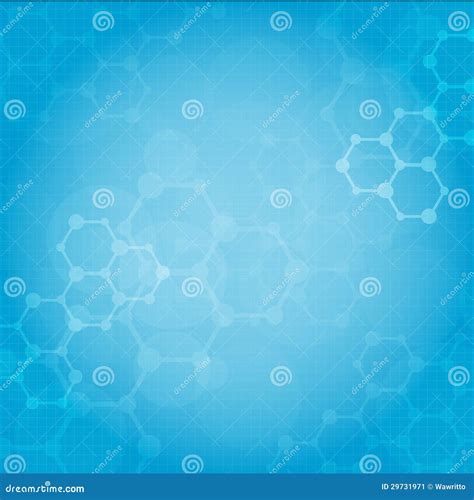 Abstract Dna Molecules Structure Science And Technology Background Cartoon Vector