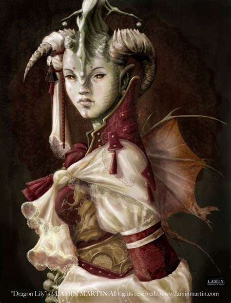 Dragon Lily By Laminillustration On Deviantart