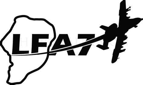 A10 Thunderbolt Lfa7 Mach Loop Aviation Plane Spotter Av Geek Cricut Svg Car Sticker Etsy