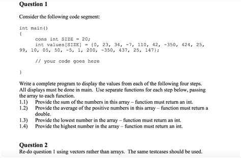 Solved C Only Do Question But You Have To See Chegg Com