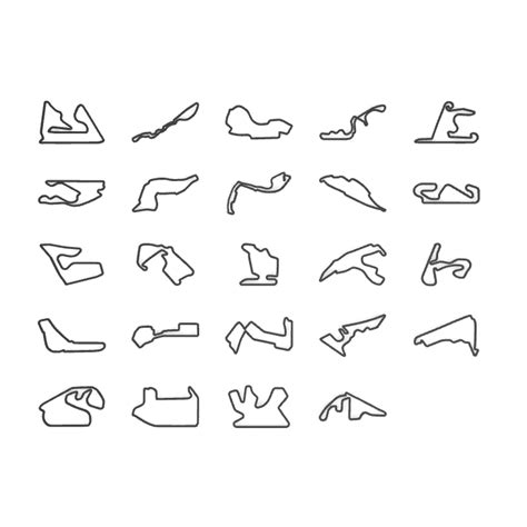 Todos Los Circuitos De F1 2024 Por Tommi Makerworld Descarga Modelos 3d Gratuitos