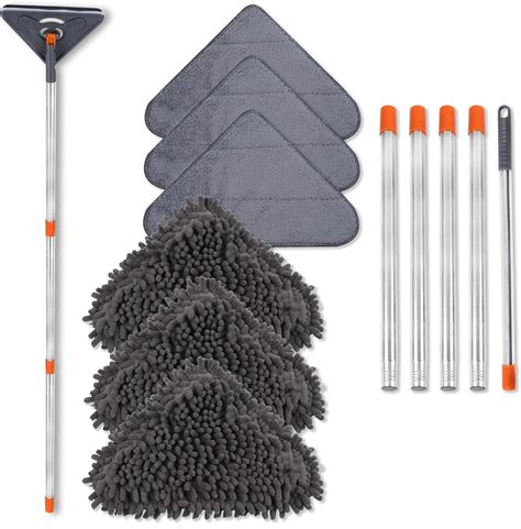 Wall Cleaner Mop With 79 Inches Long Handle 360° Wall Washer Cleaner Tool For Walls Ceiling